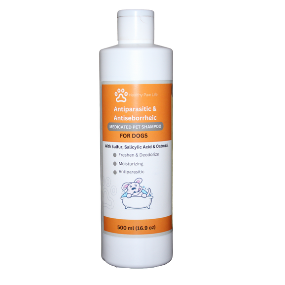 Sulfur Salicylic Acid Oatmeal Dog Shampoo for Dogs – Healthy Paw Life